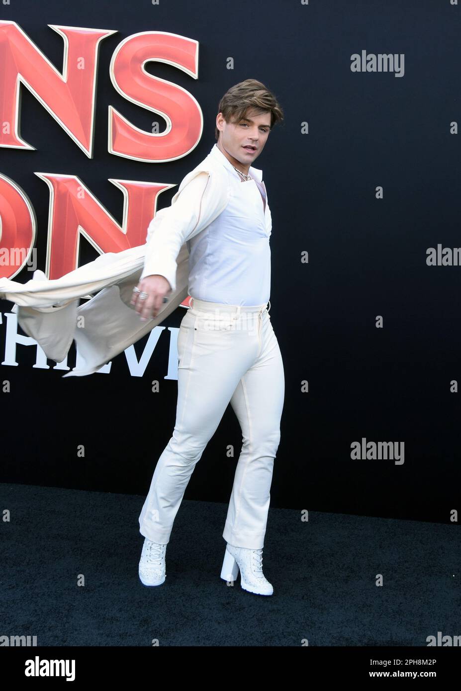Los Angeles, California, USA 26th March 2023 Actor Garrett Clayton ...