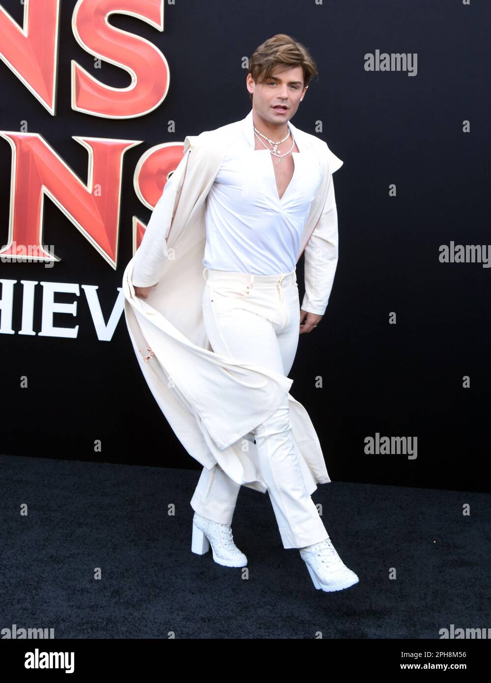 Los Angeles, California, USA 26th March 2023 Actor Garrett Clayton ...