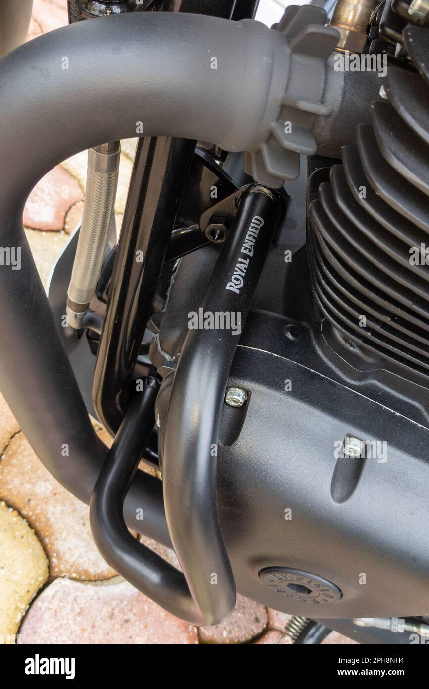 Bordeaux , Aquitaine France - 03 05 2023 : Royal Enfield Continental GT ...