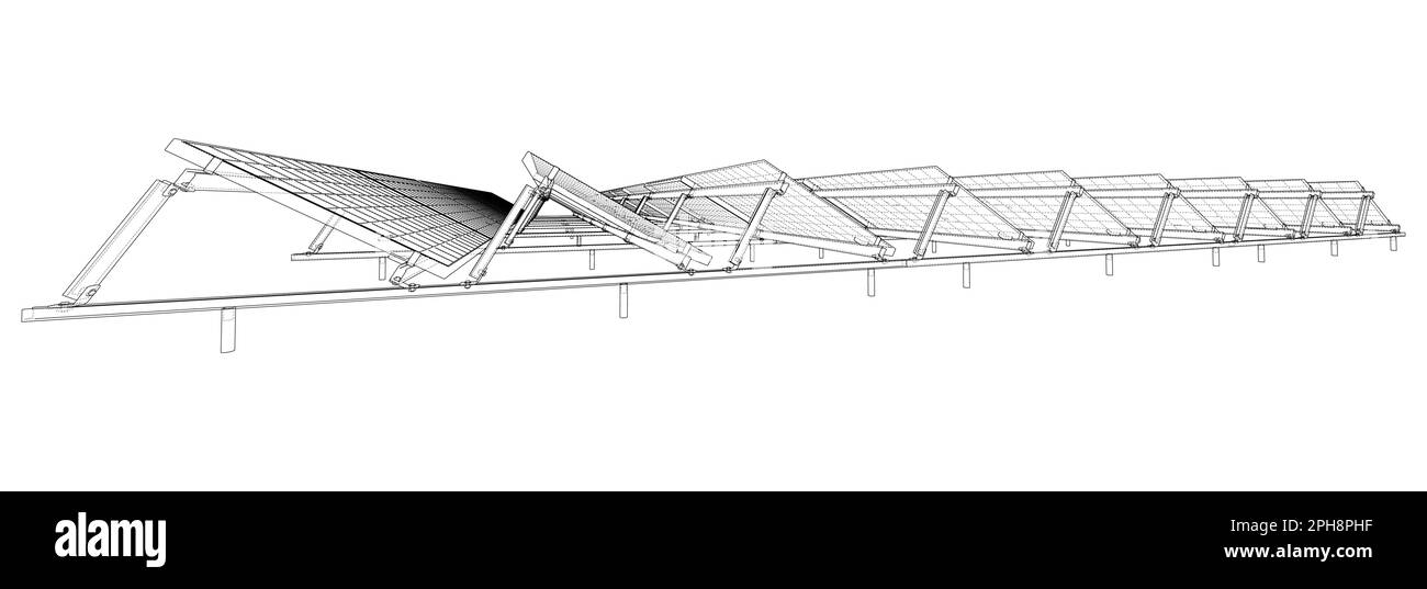 Solar Panel Concept. Vector Stock Vector Image & Art - Alamy