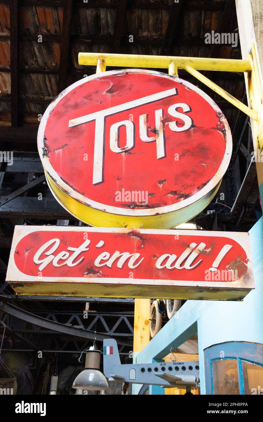 Vintage Toy Store Logo