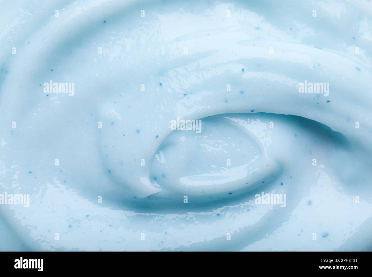 Closeup view of light blue body cream as background Stock Photo - Alamy