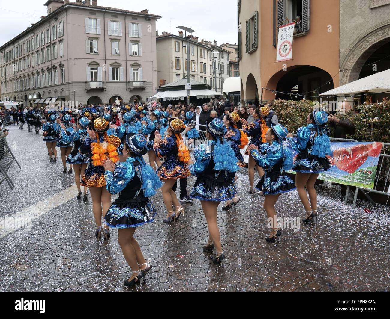 Mid-Lent parade, traditional street party with allegorical floats and ...