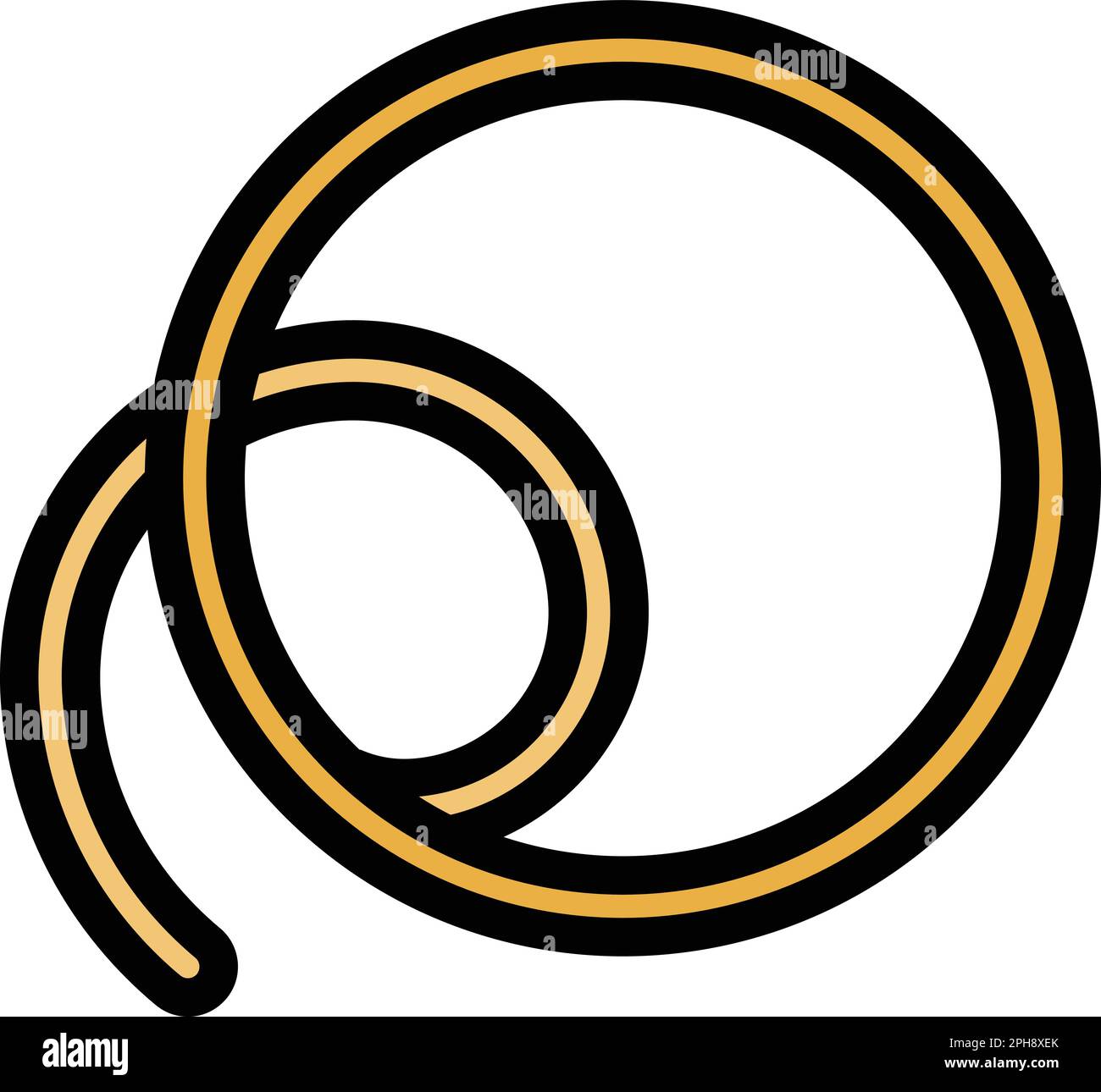 Horse lasso icon. Outline horse lasso vector icon for web design ...