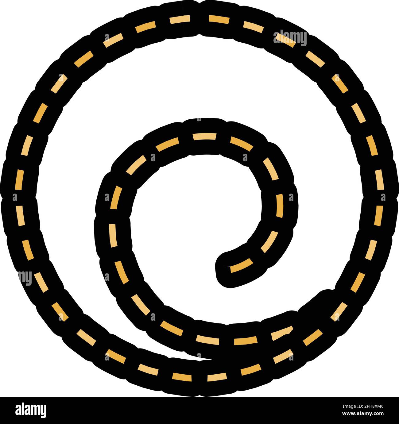 Border lasso icon. Outline Border lasso vector icon for web design ...