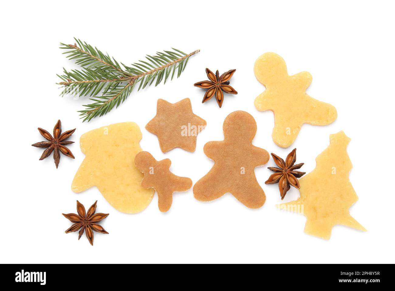 Christmas cookies gingerbread preparation Cut Out Stock Images ...