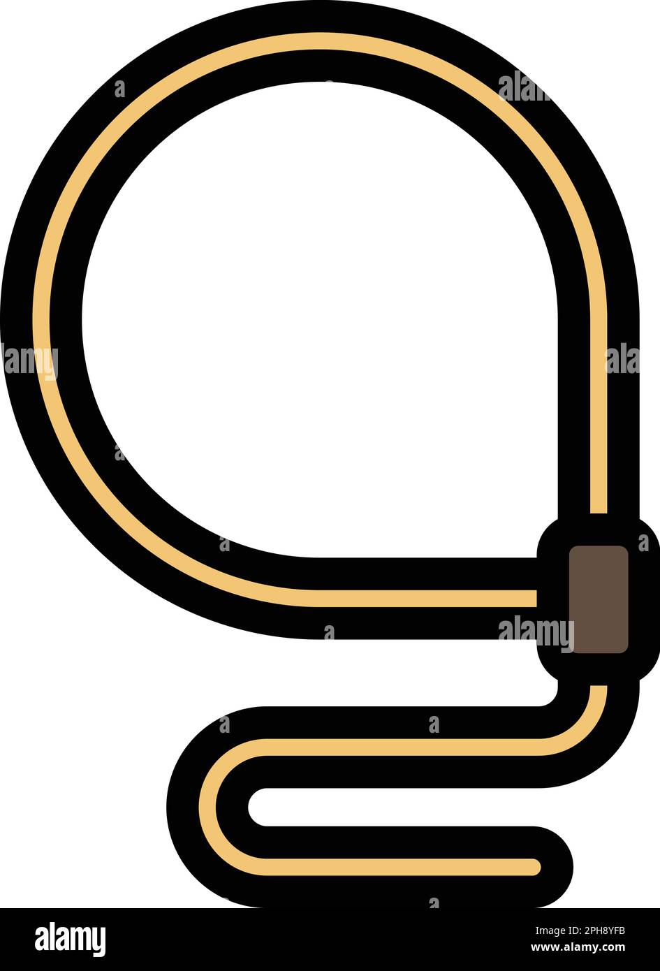 Strong lasso icon. Outline strong lasso vector icon for web design ...