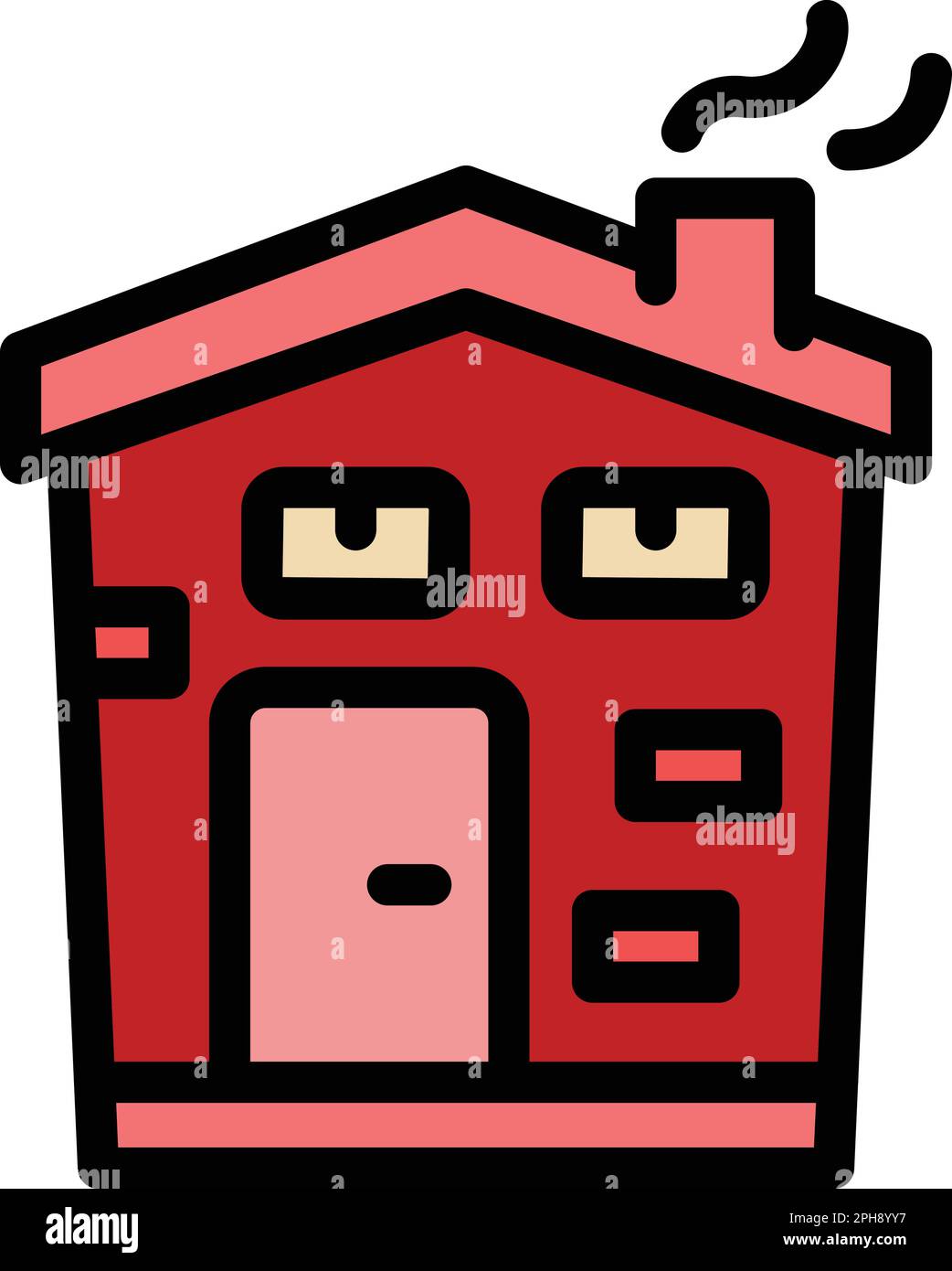 Building chimney icon. Outline Building chimney vector icon for web ...