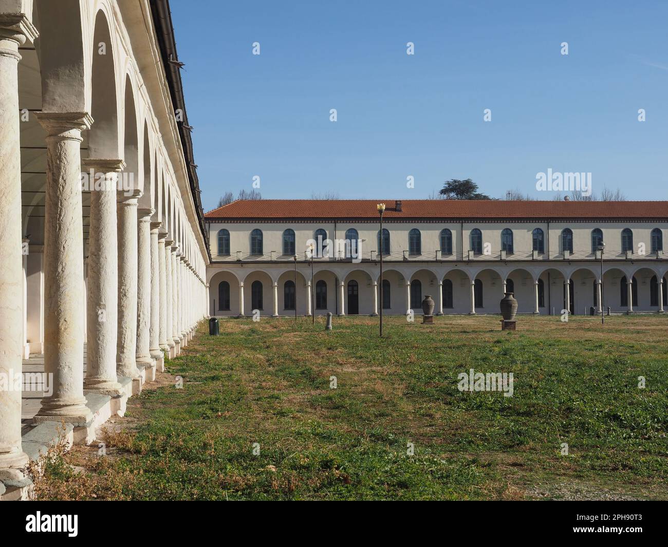 La Certosa former monastery and mental hospital in Collegno, Italy ...