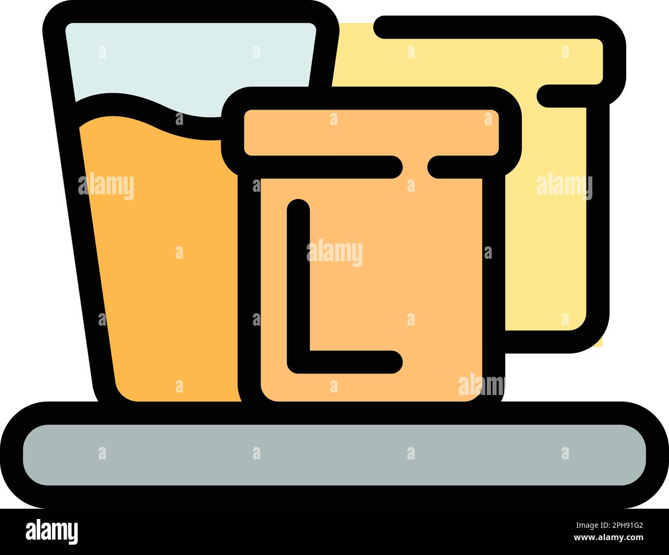 School breakfast icon. Outline school breakfast vector icon for web ...