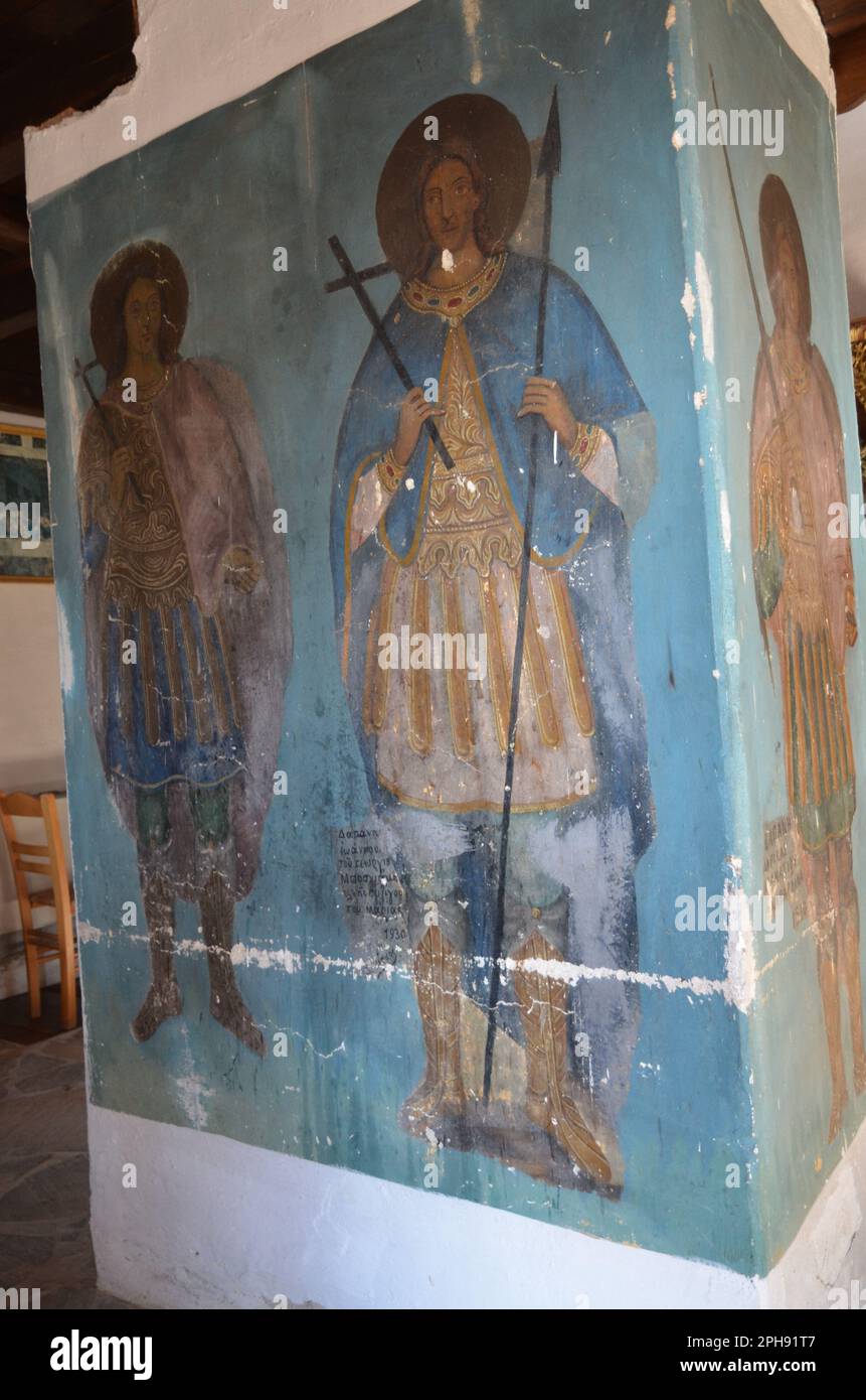 Greece, Thessaly, Larisa, Elassona Kokkinopilos traditional village ...