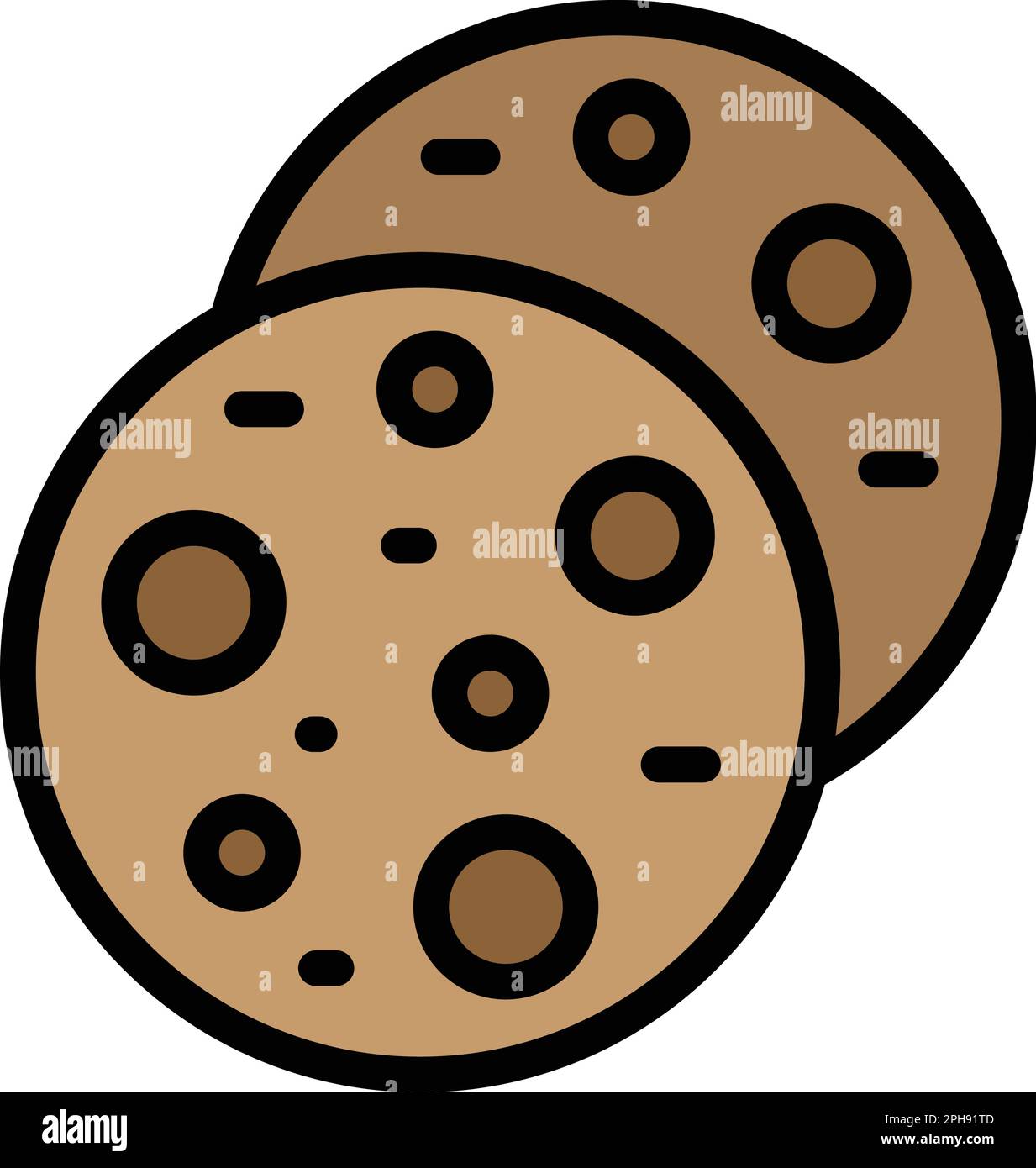 School biscuits icon. Outline school biscuits vector icon for web ...