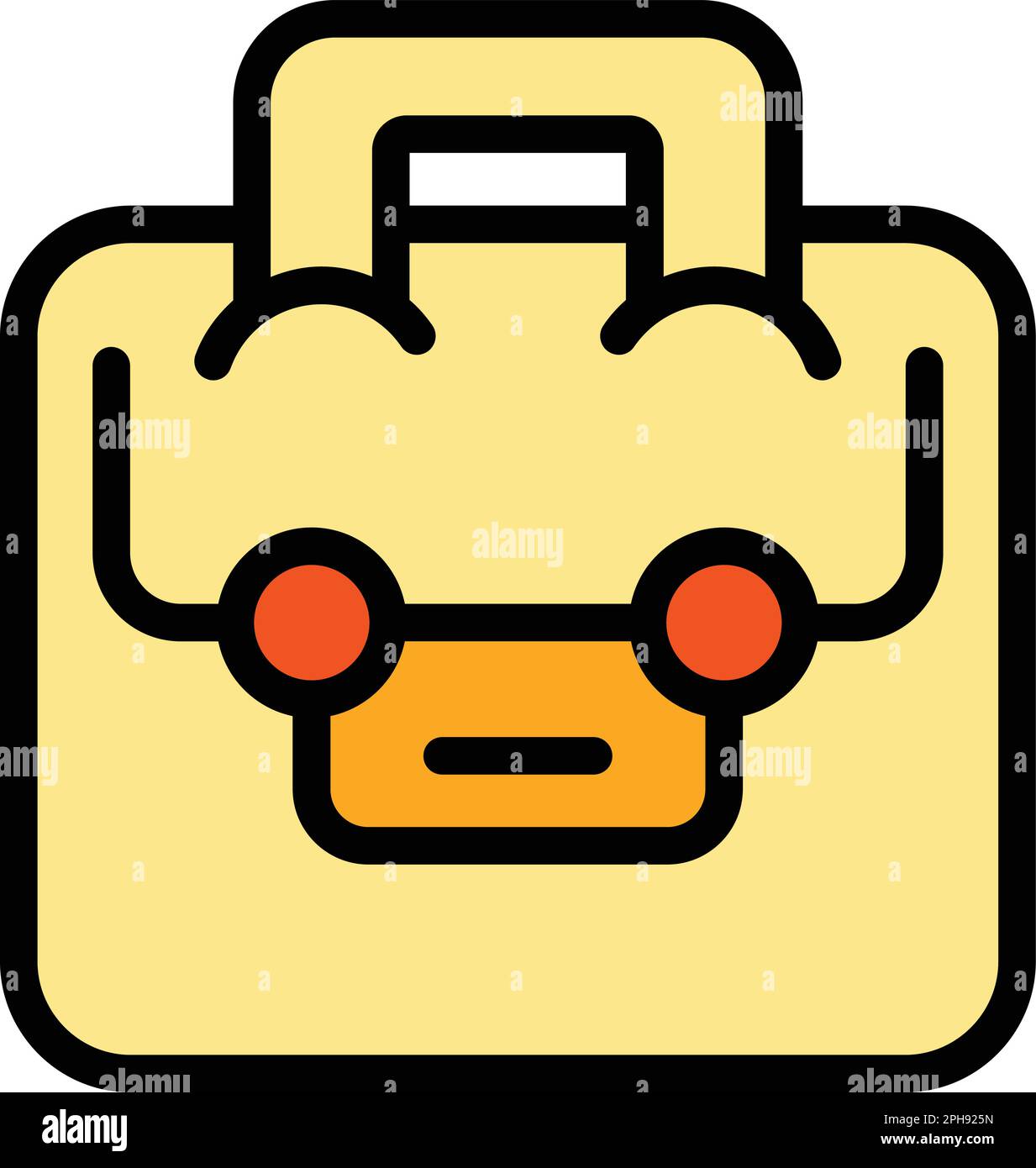 Student bag icon. Outline student bag vector icon for web design ...