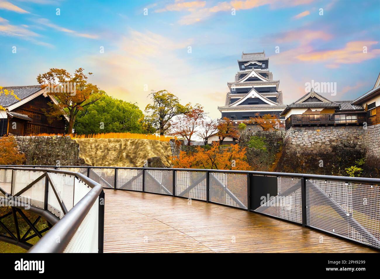Kumamoto, Japan - Nov 23 2022: Kumamoto Castle's history dates to 1467 ...