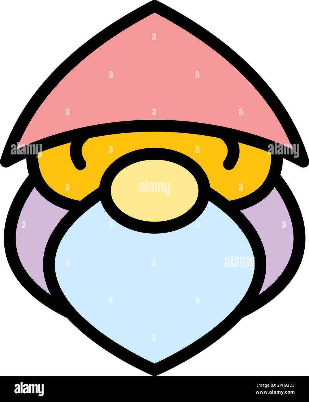 Garden gnome icon. Outline Garden gnome vector icon for web design ...