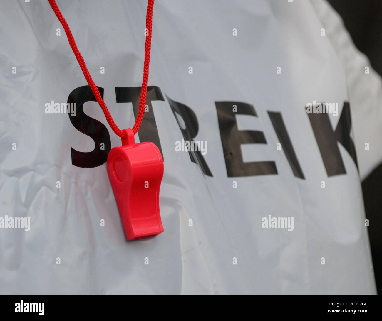 Whistle around neck hi-res stock photography and images - Alamy