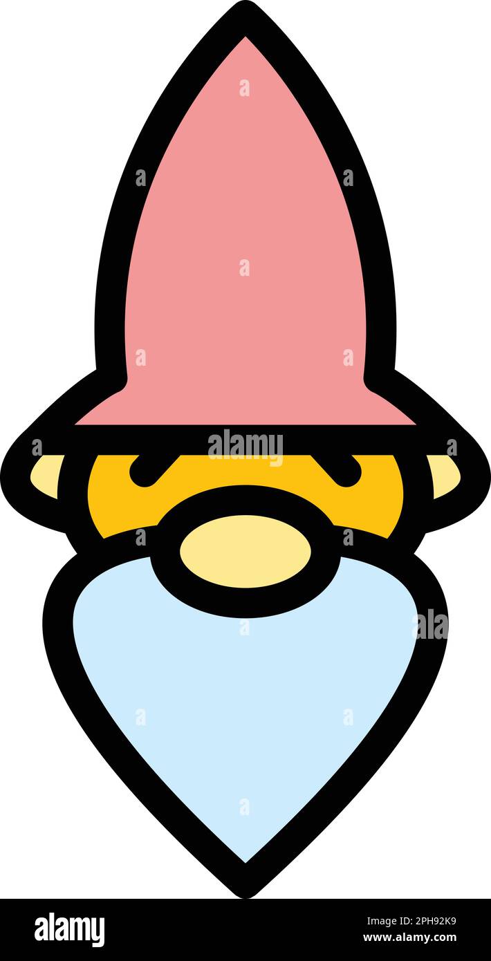 Garden dwarf icon. Outline Garden dwarf vector icon for web design ...