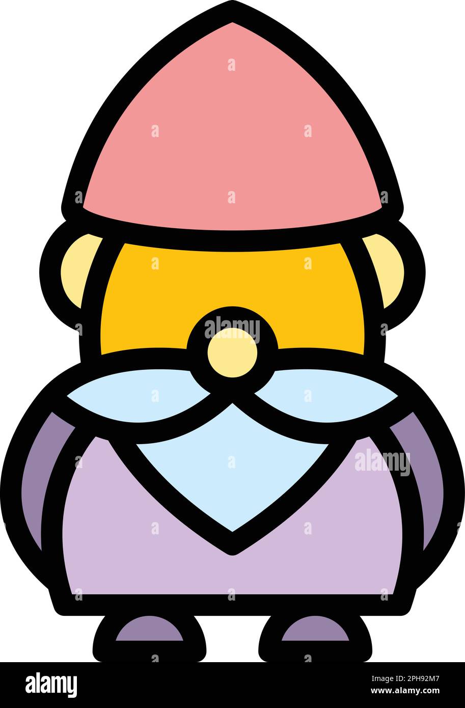 Statue gnome icon. Outline Statue gnome vector icon for web design ...