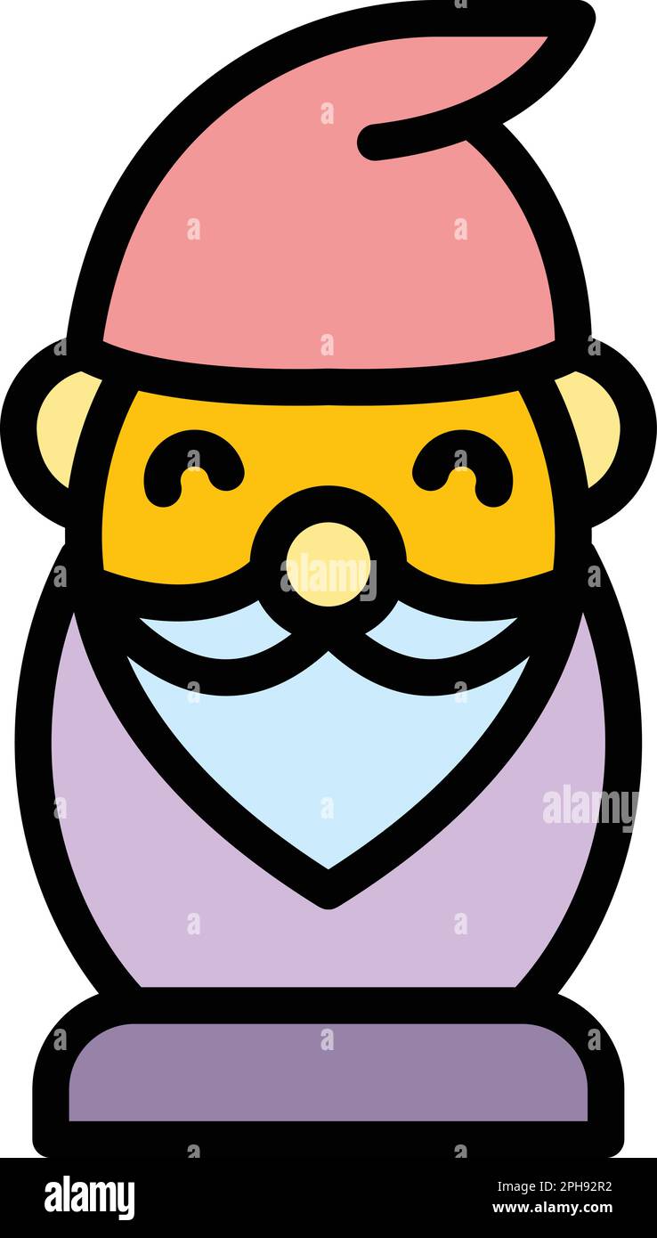Ceramic dwarf icon. Outline Ceramic dwarf vector icon for web design ...