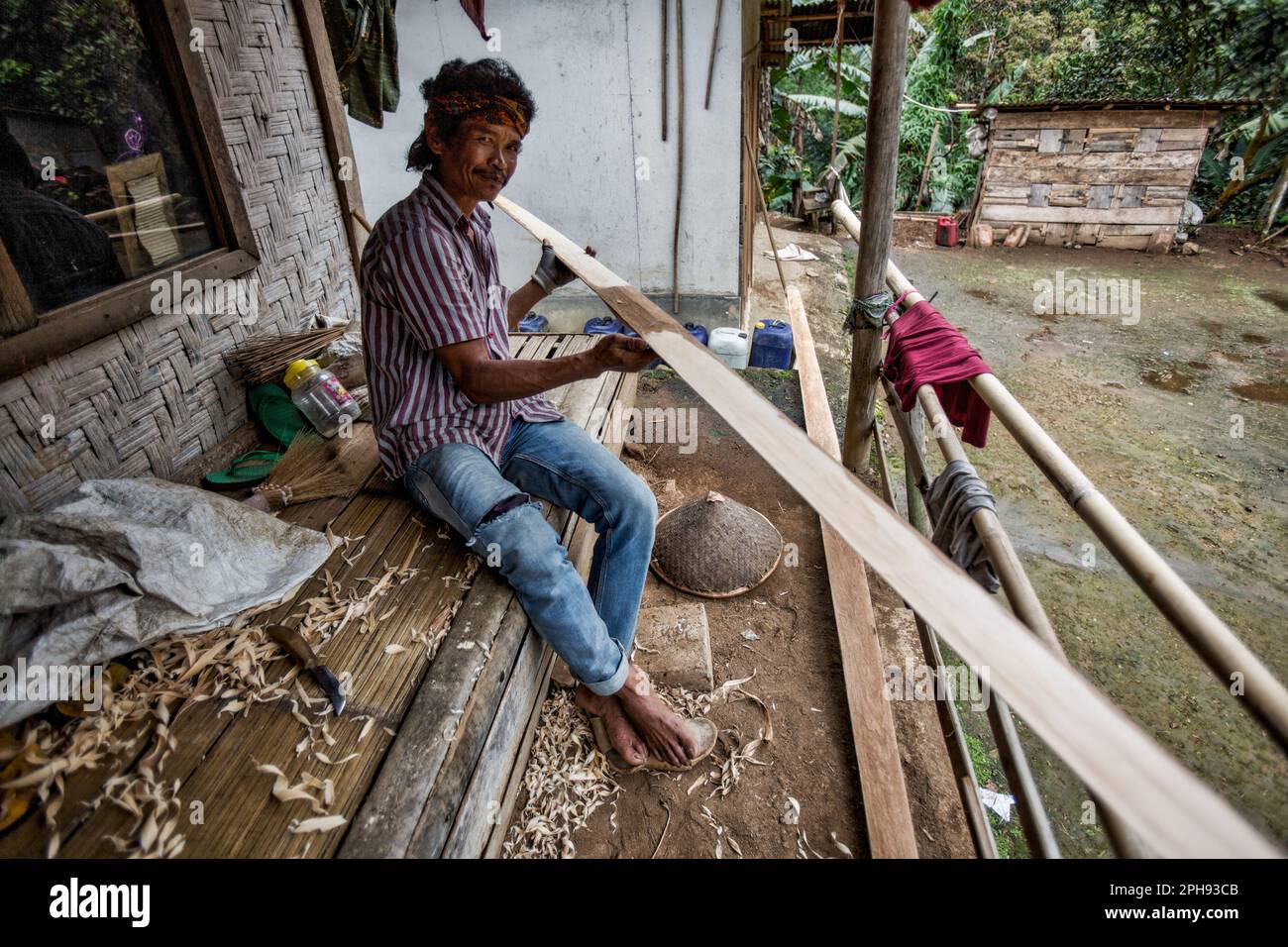 daily life in a village of West Java, Indonesia, Asia Stock Photo - Alamy