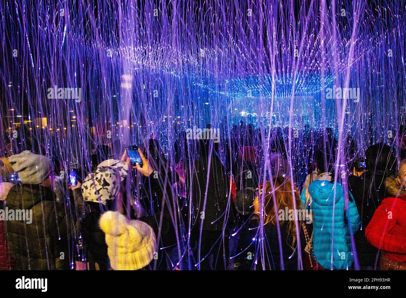 'Anima' by MEATS - ELISAVA at Canary Wharf Winter Lights 2023, London ...