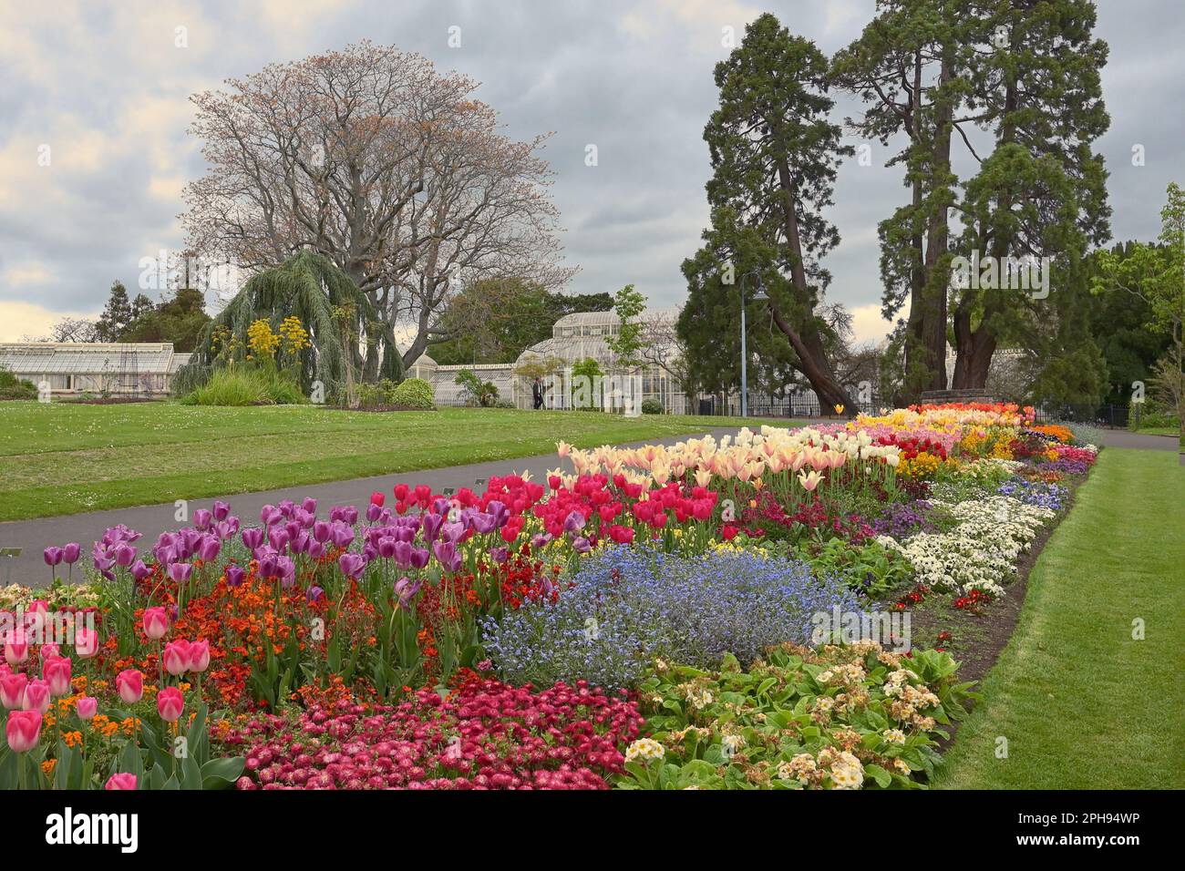 The National Botanic Gardens of Ireland. Spring in Dublin Stock Photo ...