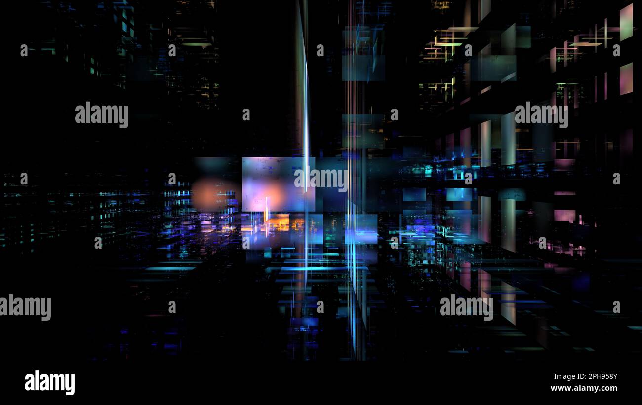 Digital space, information transmission, big data processing. Digital ...