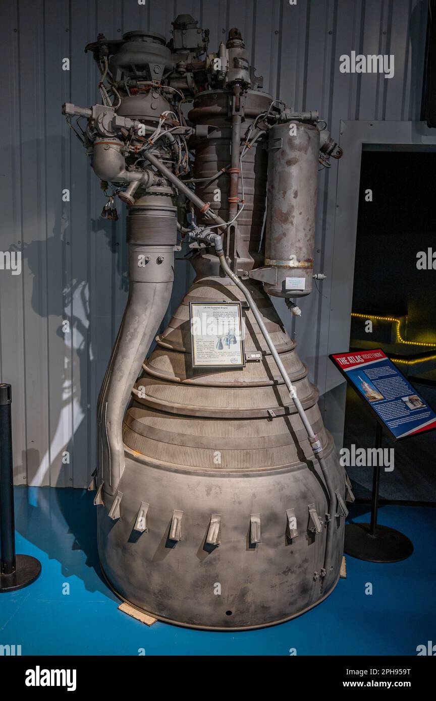 A close-up of an old-fashioned engine on display against a wall Stock ...
