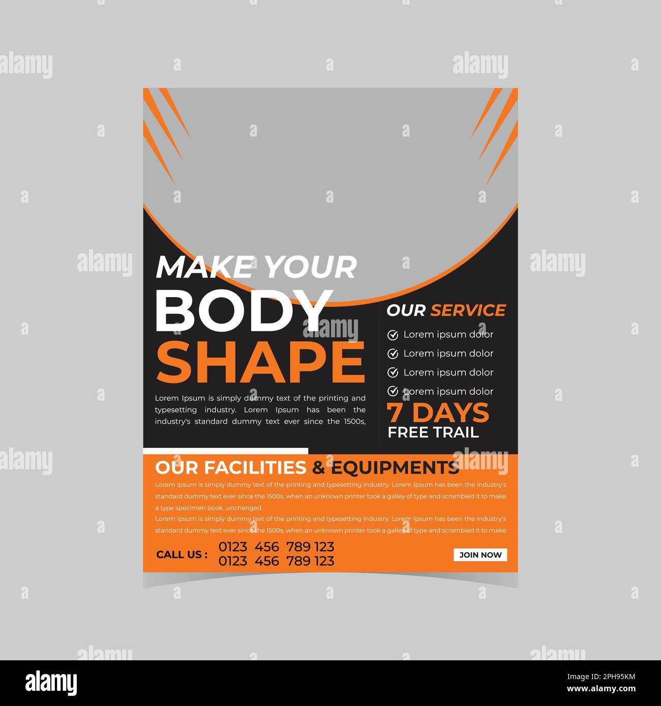 Gym flyer hi-res stock photography and images - Alamy