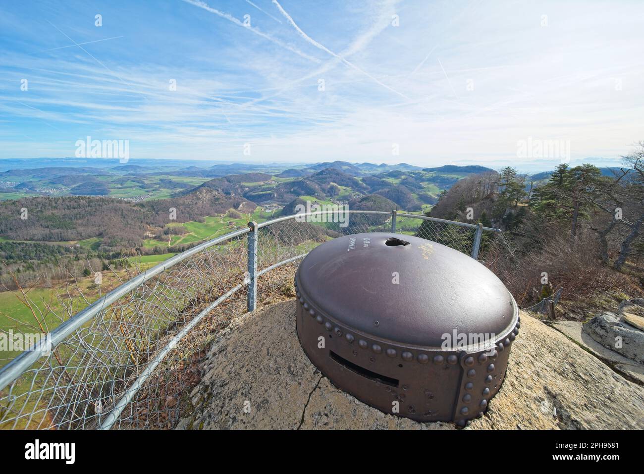 the observation bunker on the "Lauchflue" Basel-Landschaft, in ...
