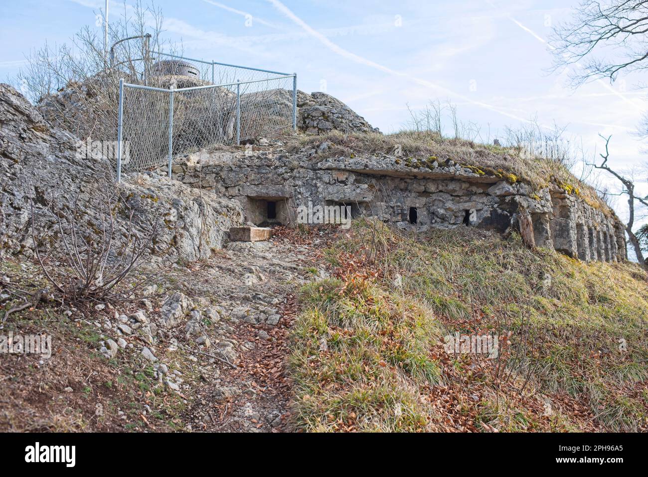the observation bunker on the "Lauchflue" Basel-Landschaft, in ...