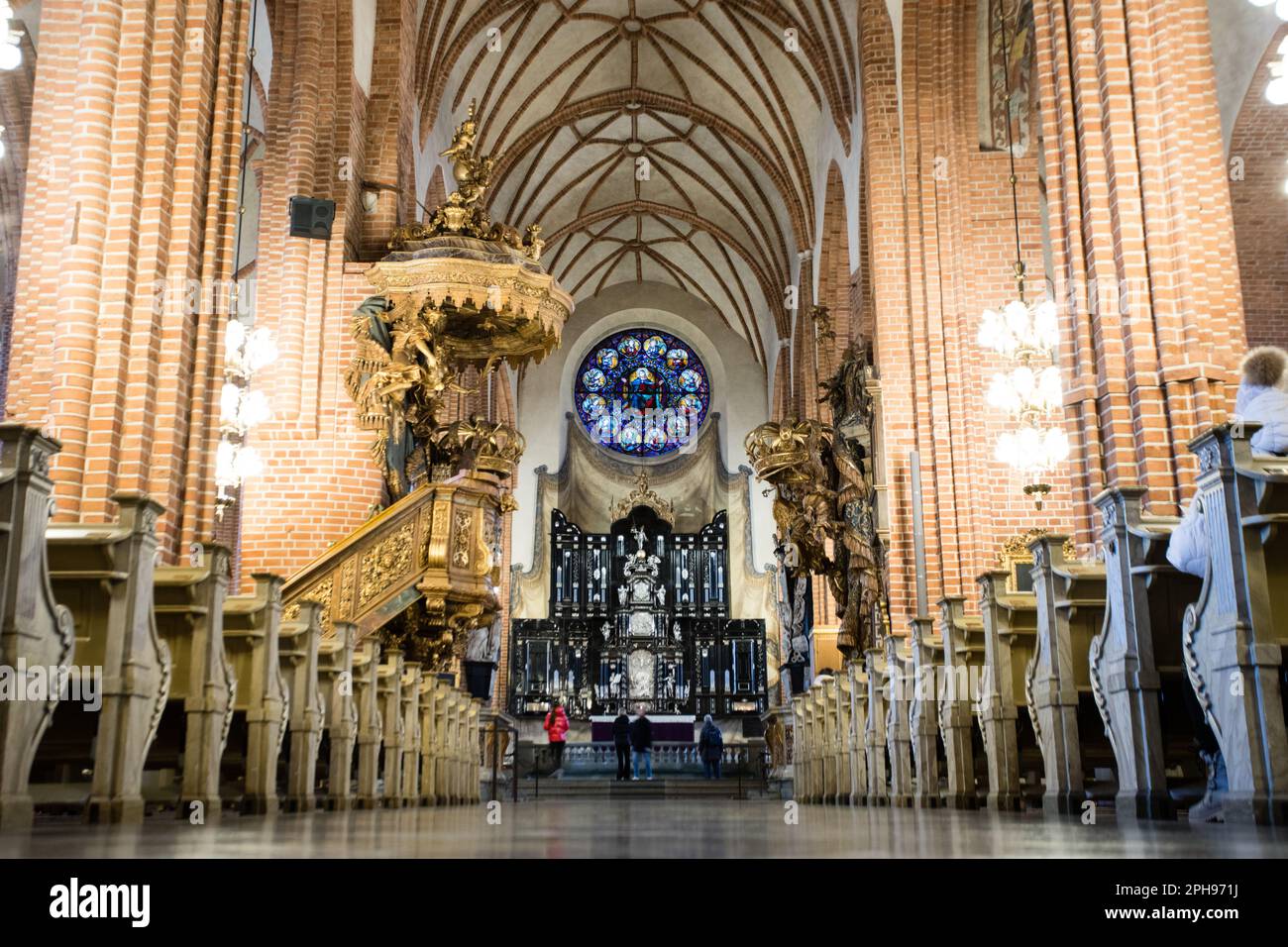 Interior of Storkyrkan Gothic Cathedral in Stockholm Sweden's Gamla ...