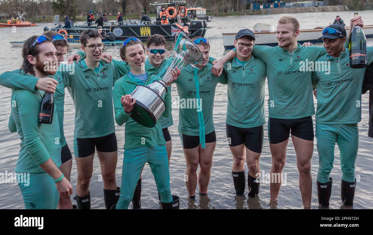 Victory for Cambridge men at the annual Oxford v Cambridge Boat Race ...