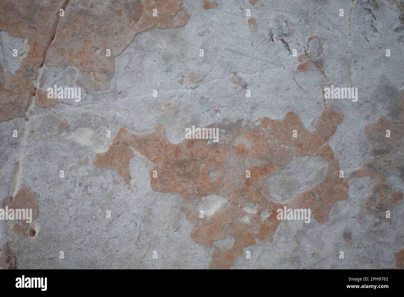 Gray and red stone texture, grunge rocky background with cracks ...