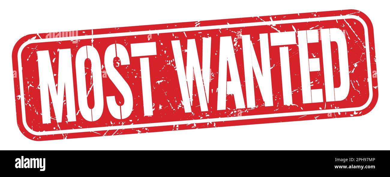 Wanted text on red Cut Out Stock Images & Pictures - Alamy