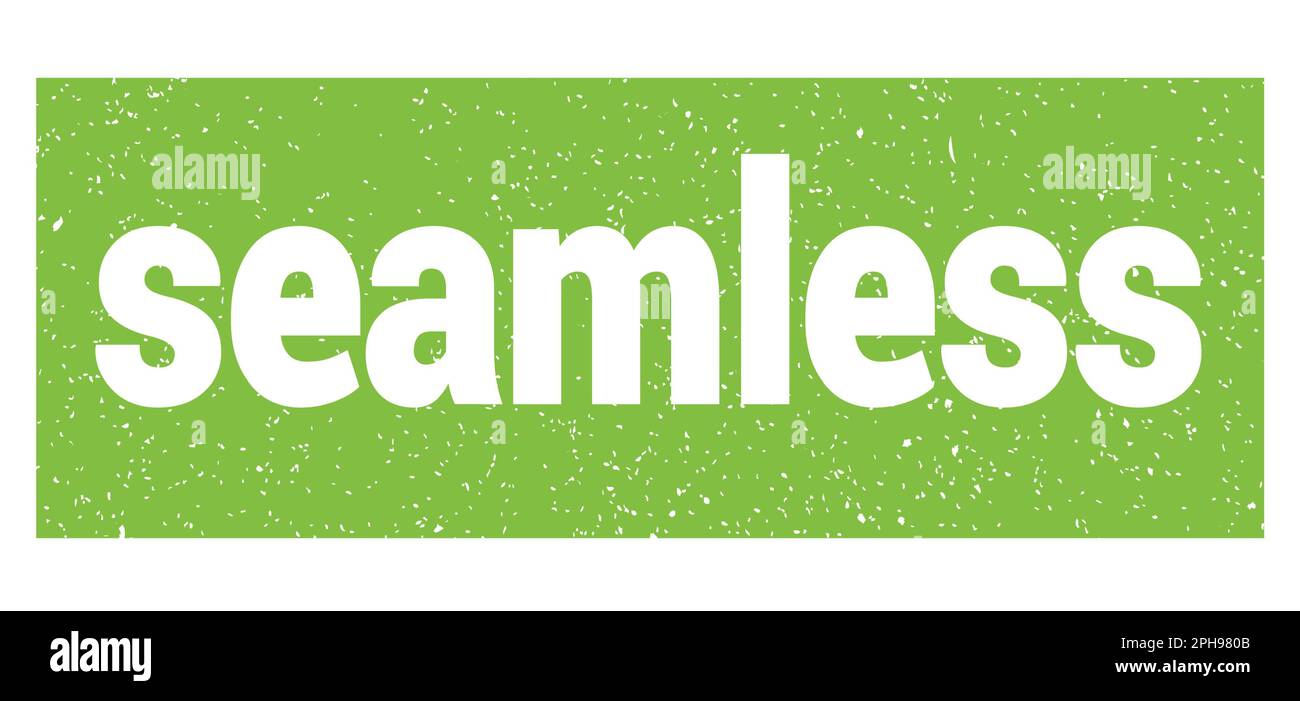 seamless text written on green grungy stamp sign Stock Photo - Alamy