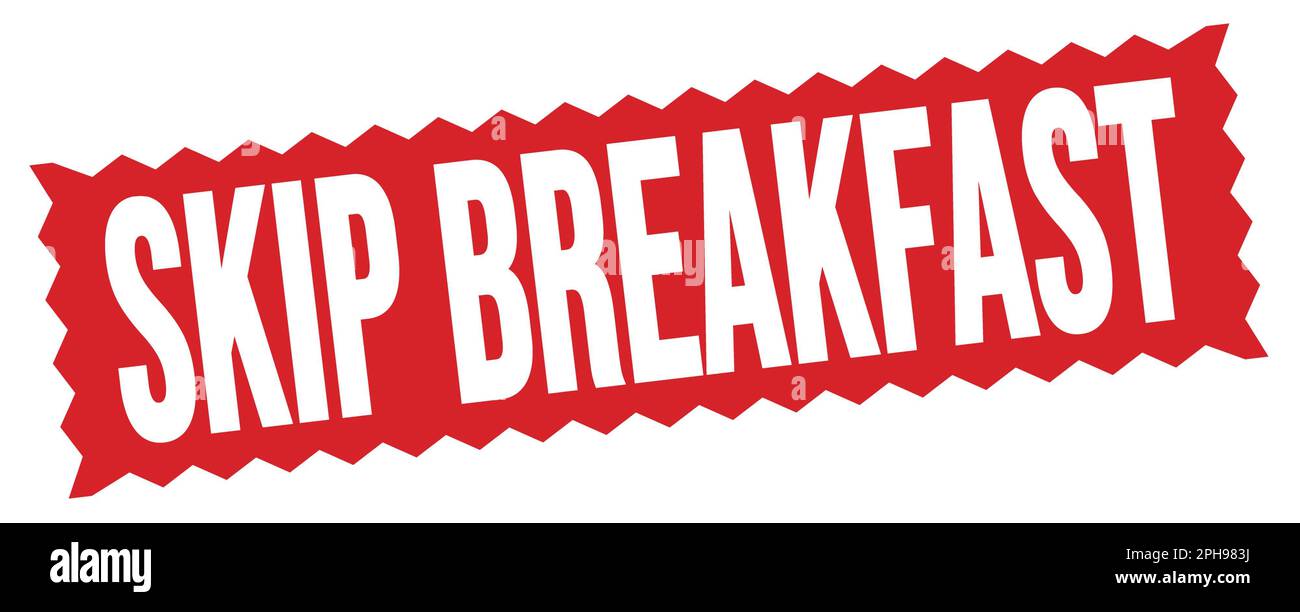 Skip breakfast hi-res stock photography and images - Alamy