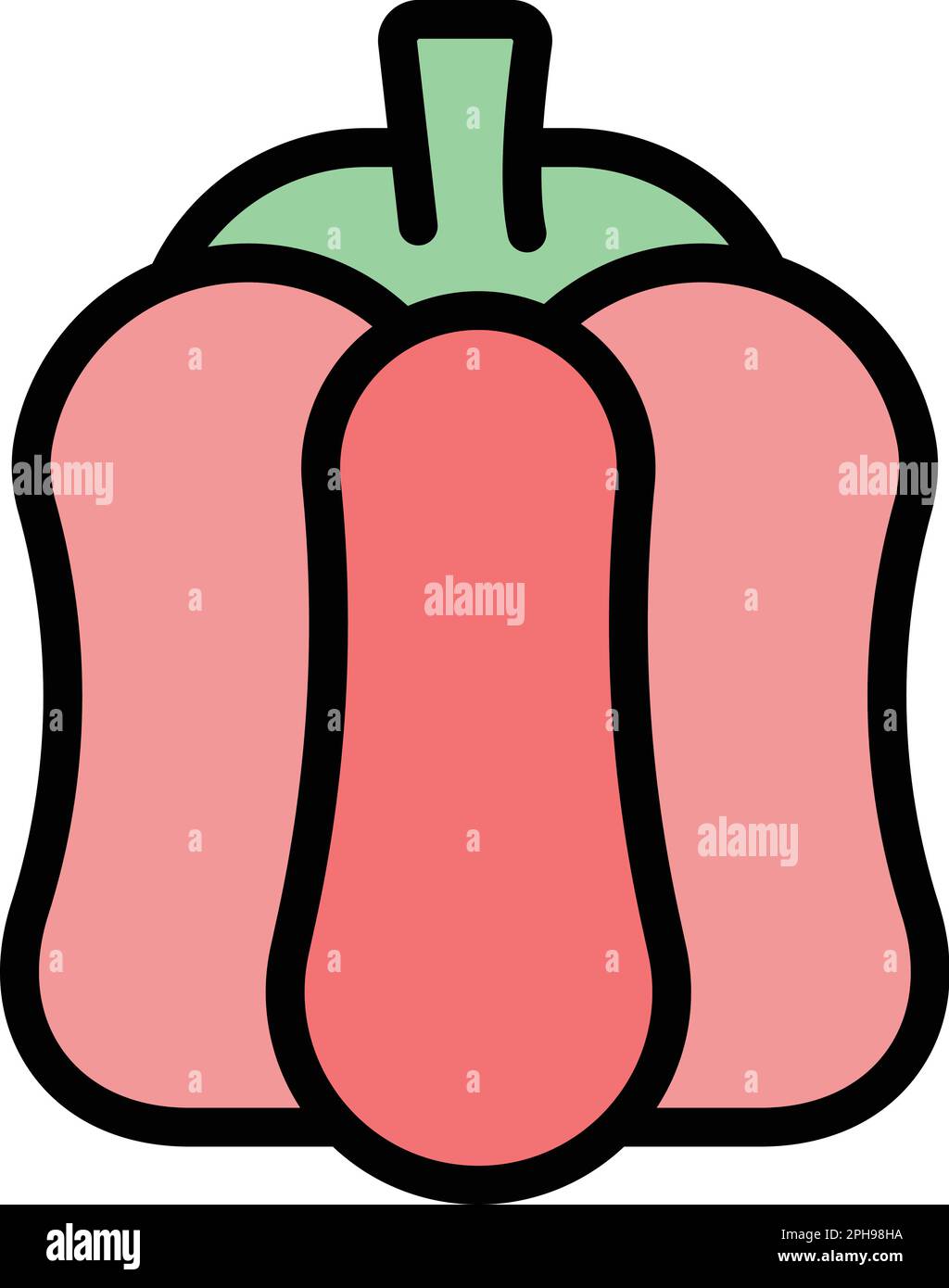 Paprica icon. Outline Paprica vector icon for web design isolated on ... Paprica icon. Outline Paprica vector icon for web design isolated on ...