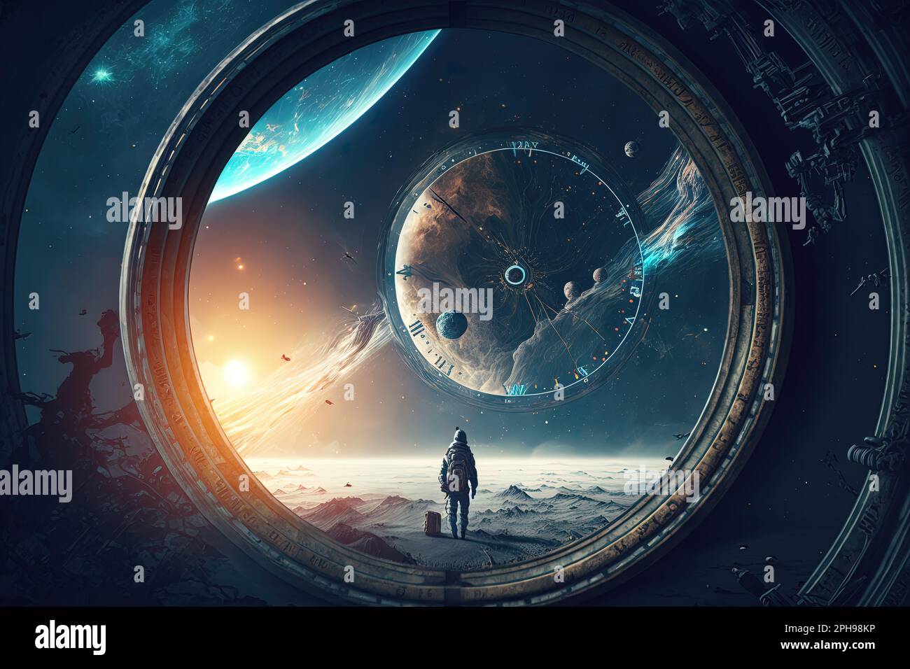 Future technology for astronaut hi-res stock photography and images - Alamy