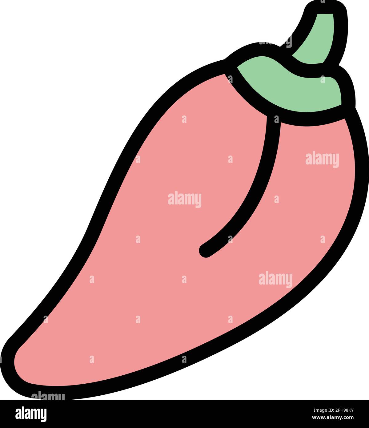 Long paprica icon. Outline Long paprica vector icon for web design ... Long paprica icon. Outline Long paprica vector icon for web design ...