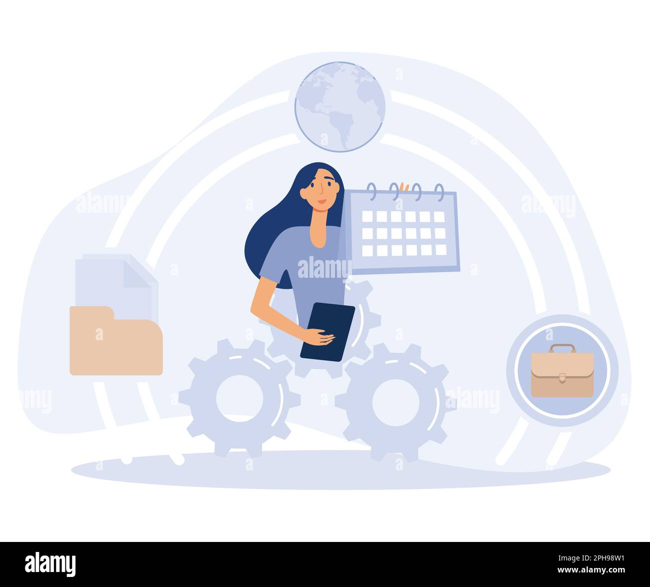 Employee performance concept. Quality work, accountability and ...