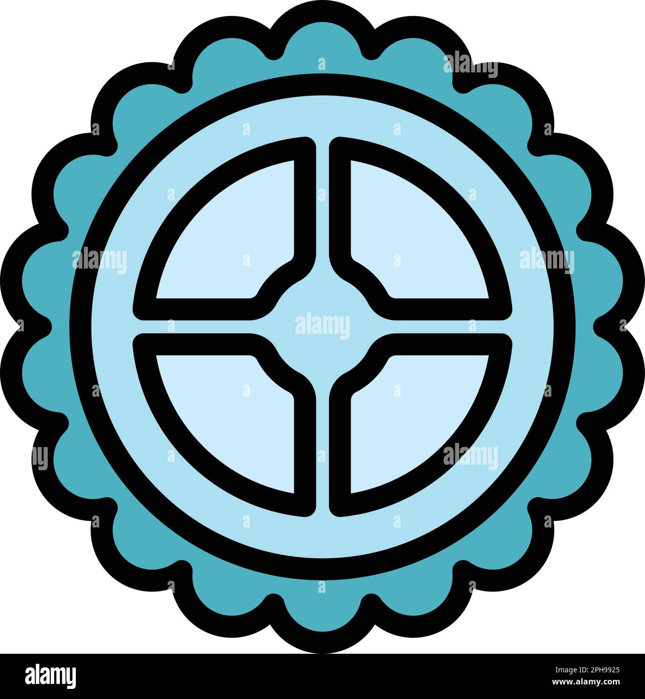 Car clutch icon. Outline Car clutch vector icon for web design isolated ...