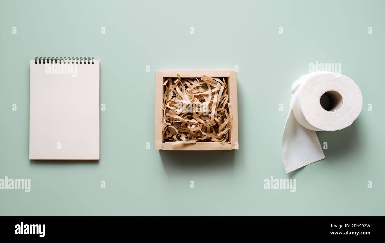 Downcycling recycling concept with different products of paper industry ...