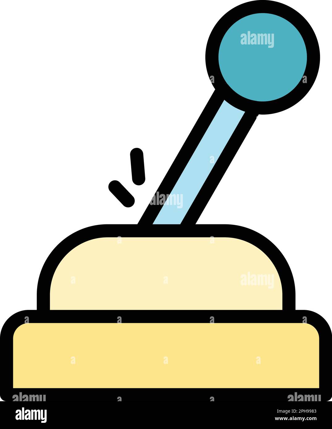 Clutch control icon. Outline Clutch control vector icon for web design ...