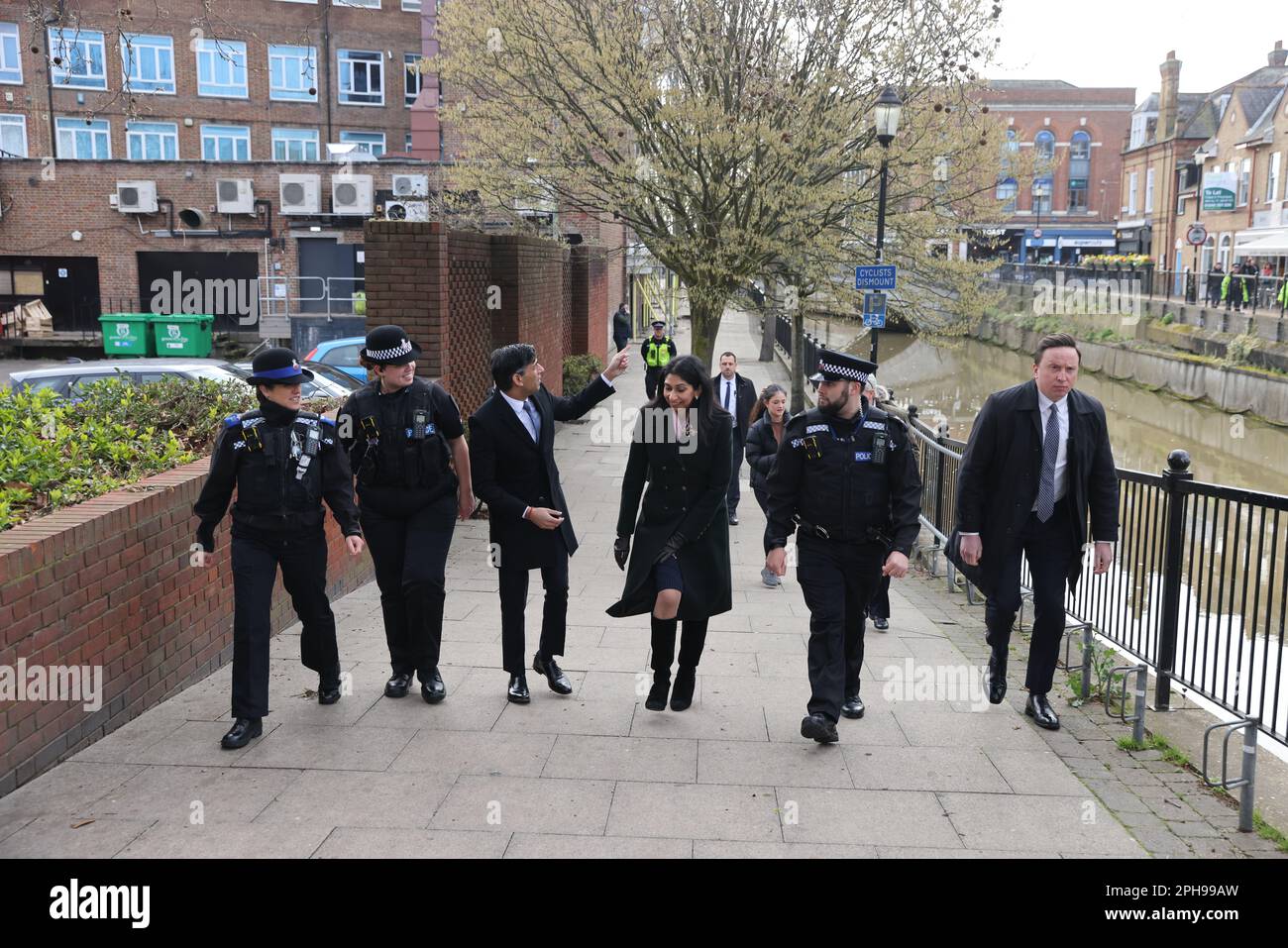 (left to right) Community Support Officer Sonja Viner, Police Sergeant ...