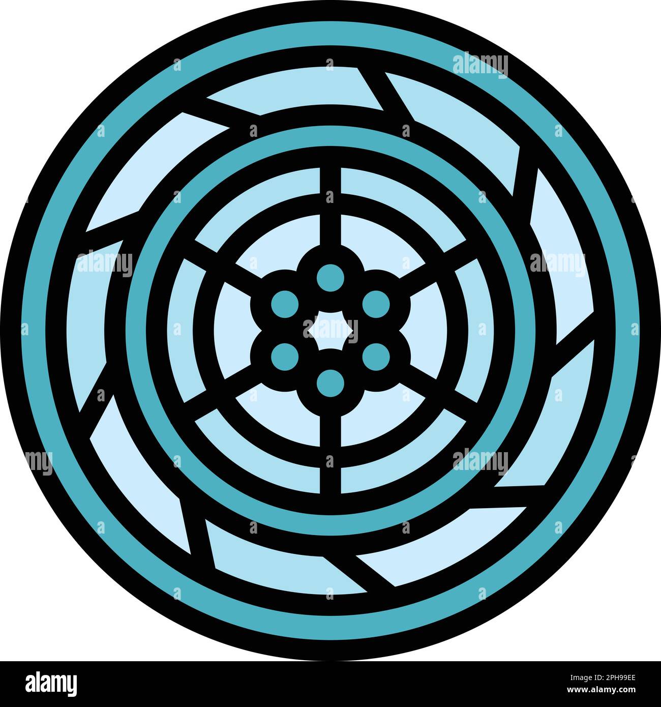 Service clutch icon. Outline Service clutch vector icon for web design ...