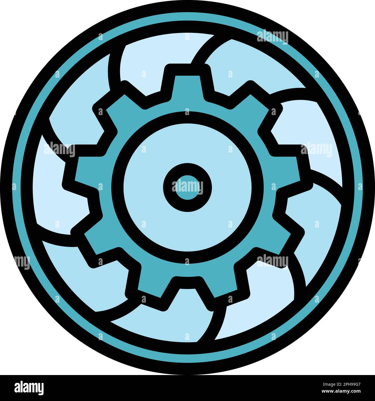 Clutch car device icon. Outline Clutch car device vector icon for web ...