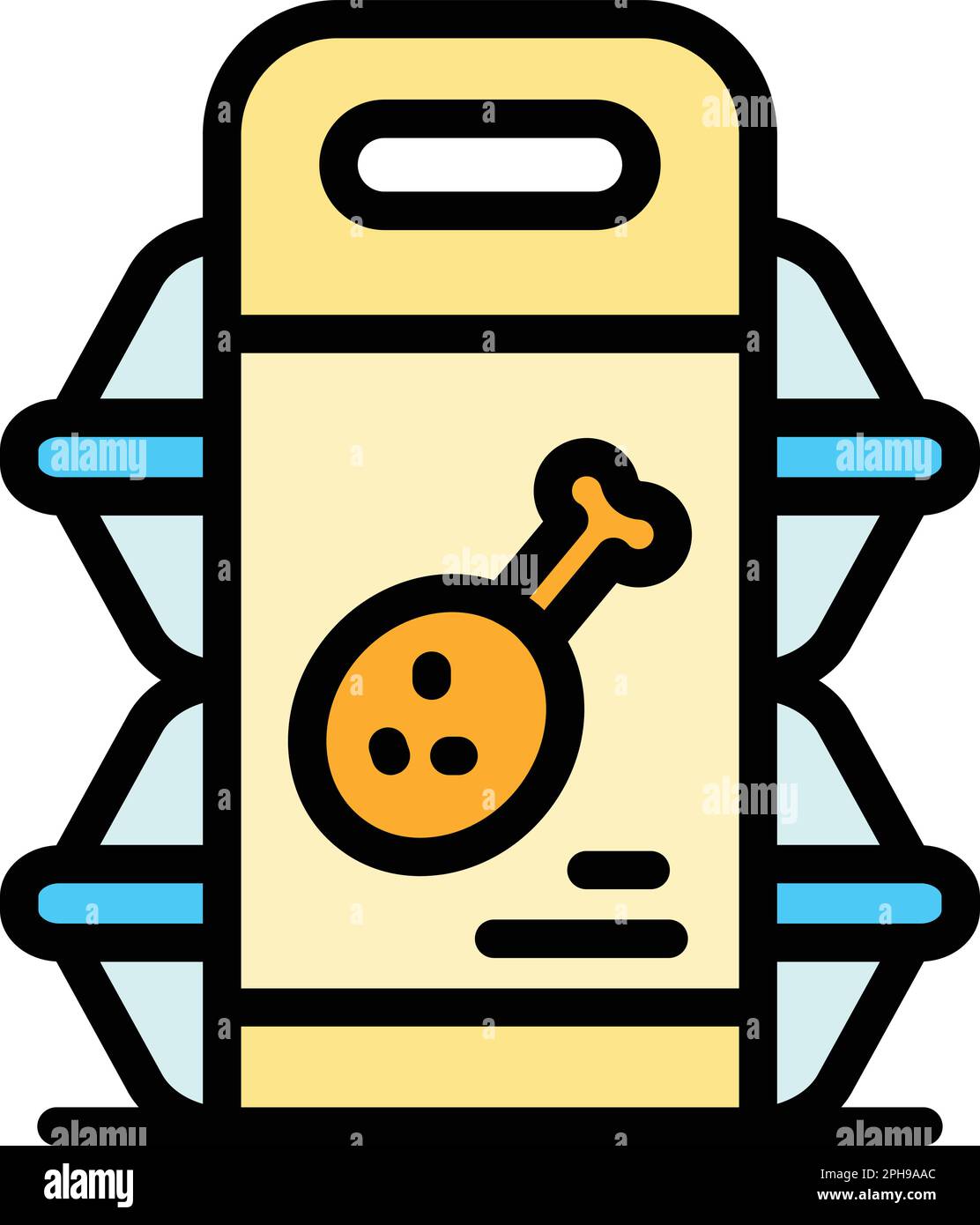 Takeaway food icon. Outline Takeaway food vector icon for web design ...