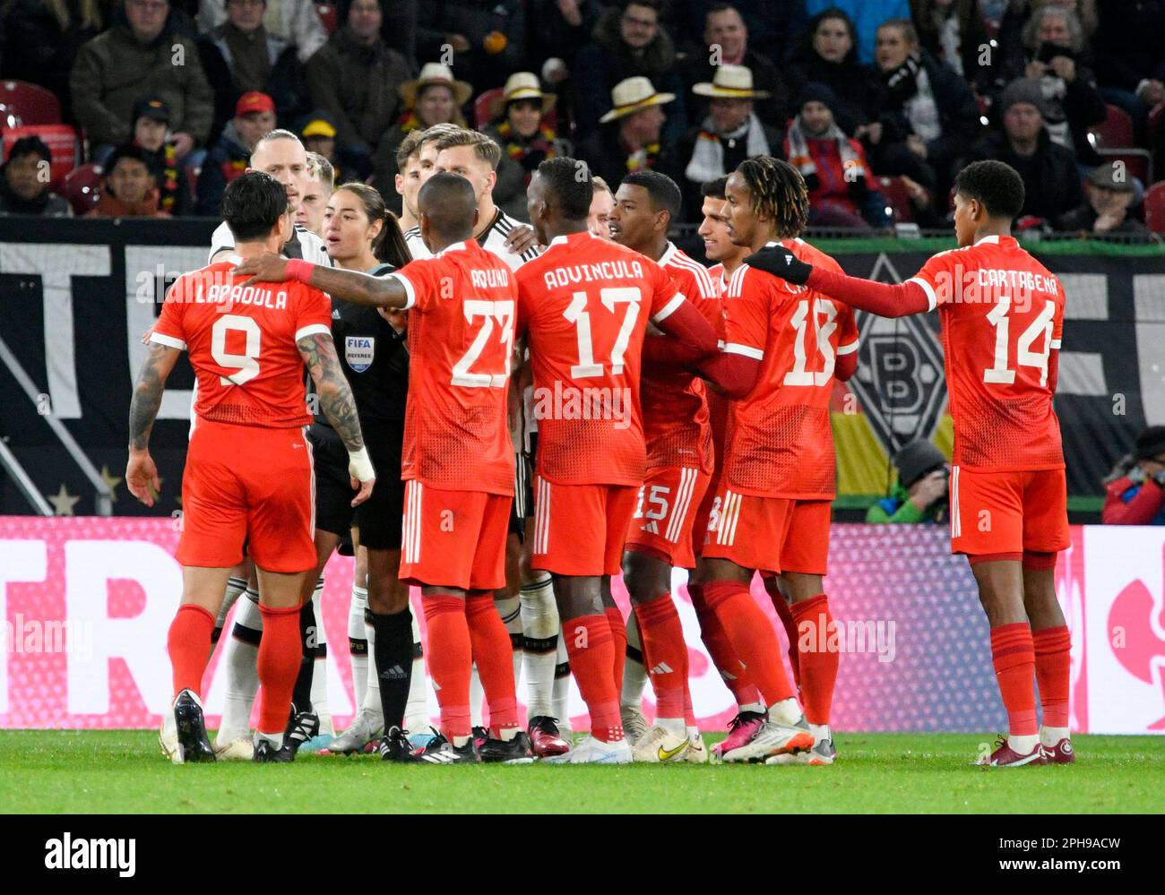 MEWA-Arena Mainz 25.4.2023, Football: International friendly match ...