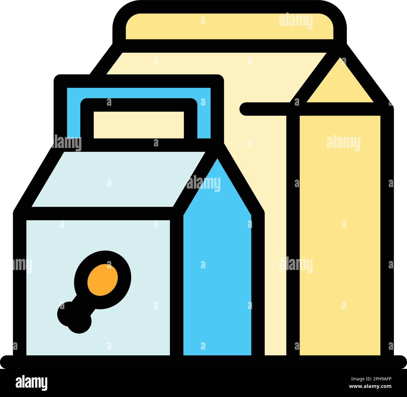 Food package icon. Outline Food package vector icon for web design ...